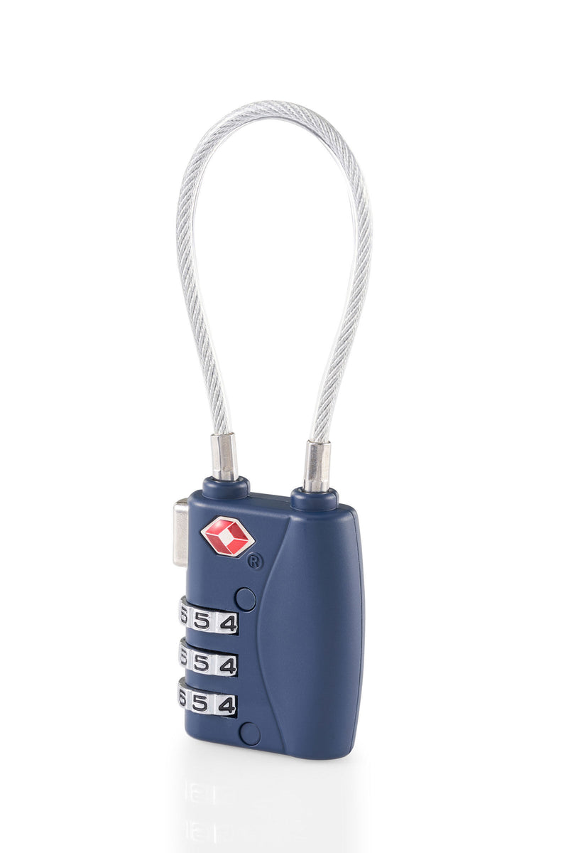 Samsonite TRAVEL ESSENTIALS 3 DIAL CABLE LOCK TSA – Pera Luggage